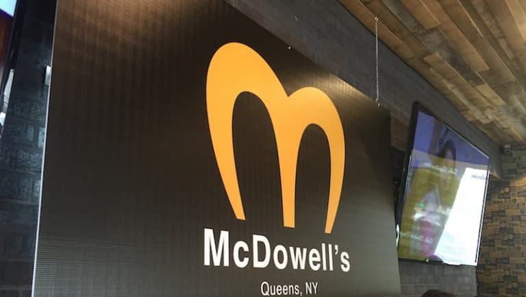 We went to the McDowell's in Hollywood from Coming to America