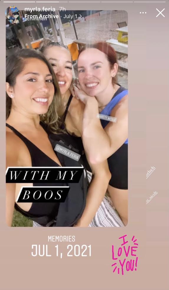 Myrla Feria shares photos with her MAFS besties Rachel and Brett