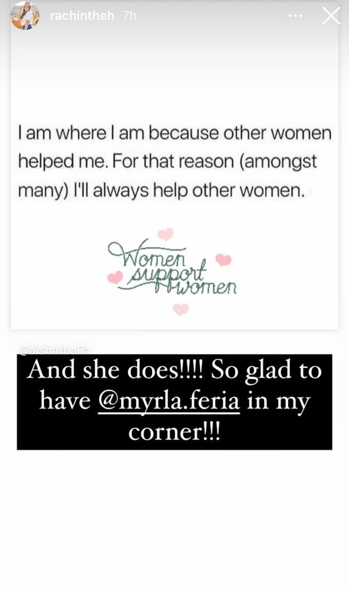 Rachel Gordillo expresses gratitude for always having Myrla Feria in ...