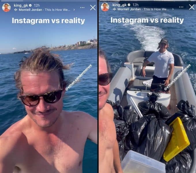 Below Deck Sailing: Gary King shares his 'Instagram vs reality' situation