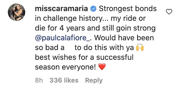 The Challenge's Paulie Calafiore and Cara Maria Sorbello react to Ride ...