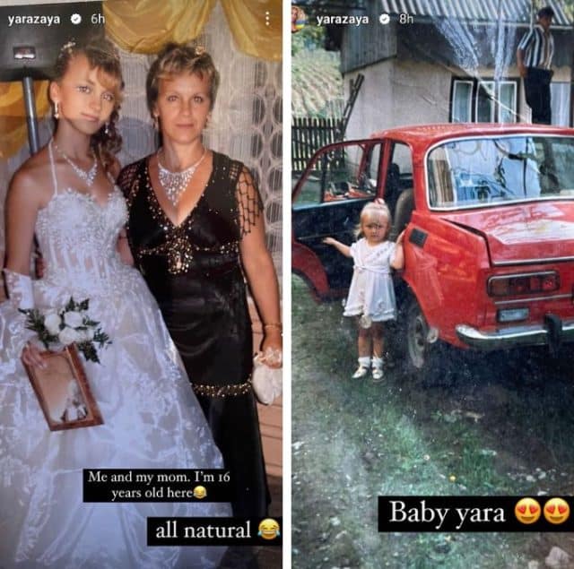 Yara Zaya shares 'all natural' throwback pics from her life in Ukraine